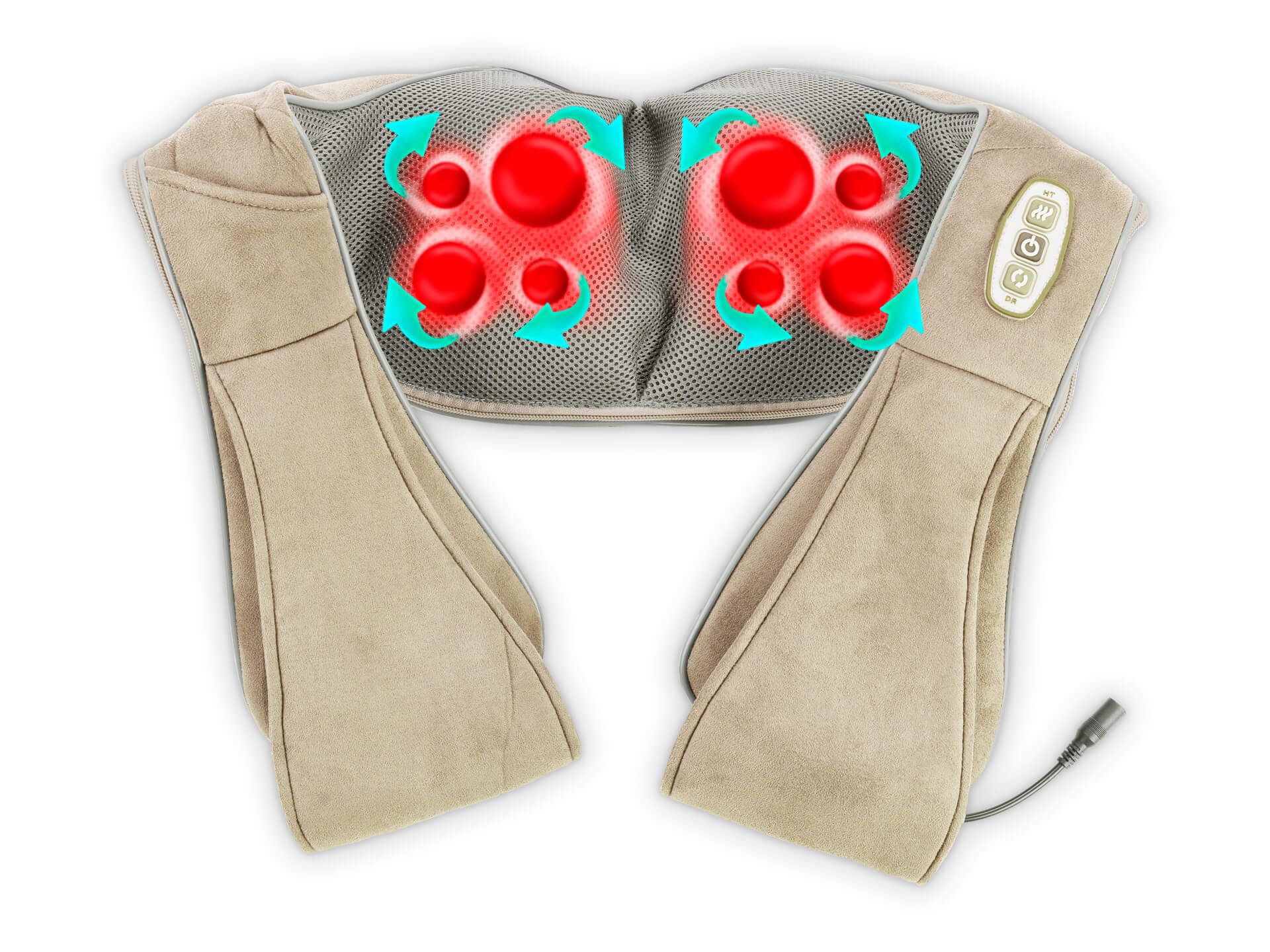 Aparat de masaj Shiatsu 3D pentru întregul corp | Dormeo